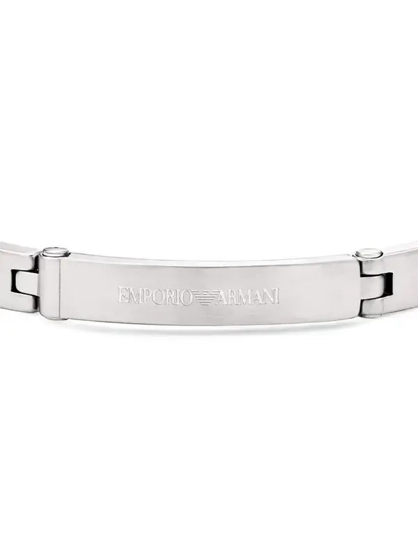 Emporio Armani Logo-engraved Bracelet