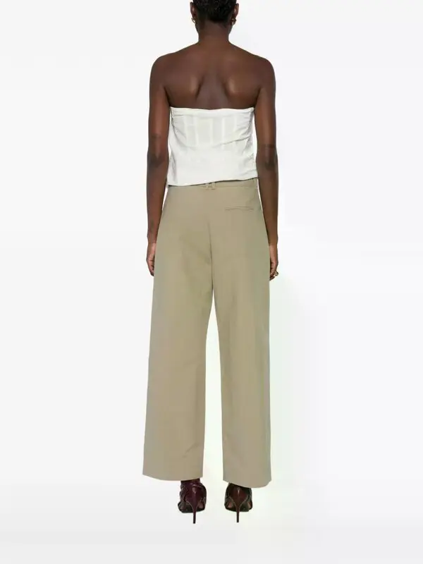 Magda Butrym Floral-appliqué Ruffled Top