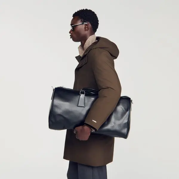 Sandro Leather Weekend Bag