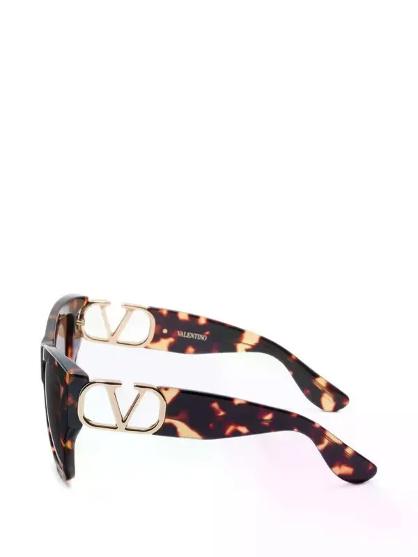 Valentino Garavani Vlogo-plaque Cat-eye Sunglasses