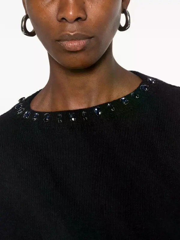 Liviana Conti Crystal-embellished Sweater