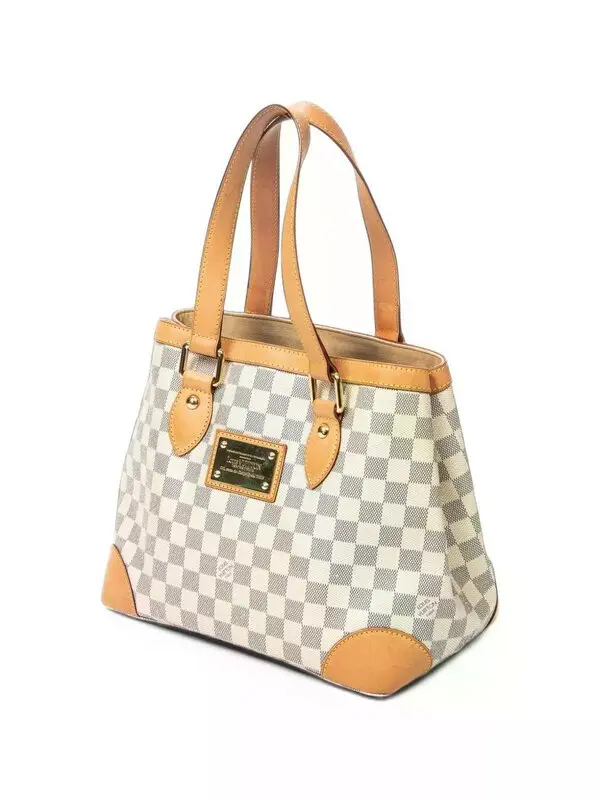 LOUIS VUITTON Pm Damier Azur Hampstead Tote Bag