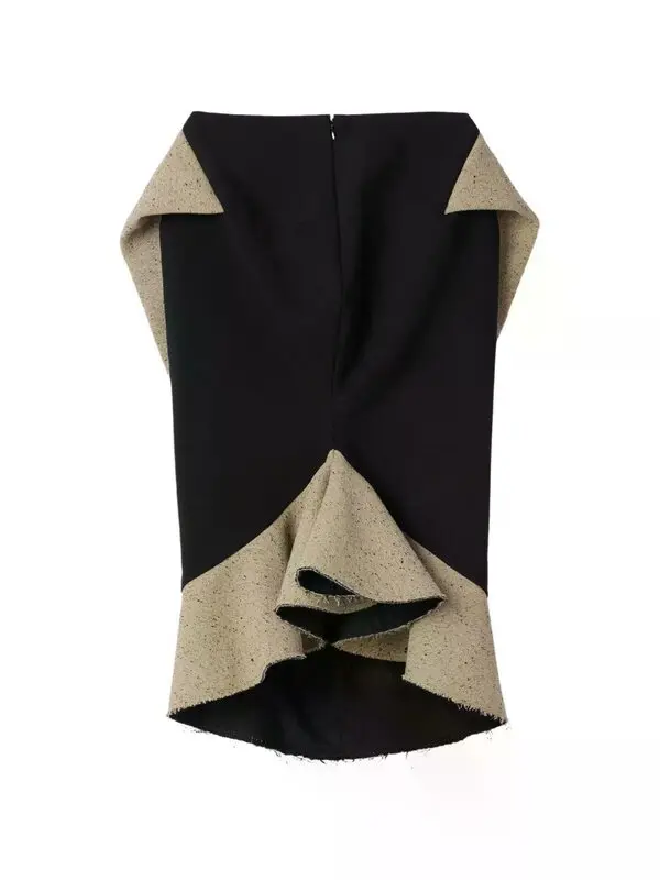 Jacquemus The Paloma Skirt Midi Godet - Neutrals