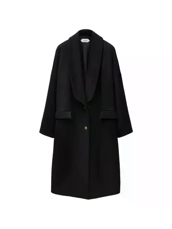 Versace Wool Coat - Black