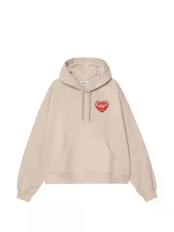 Carhartt Work In Progress Hooded Hartt Case Sweatshirt - Neutrals