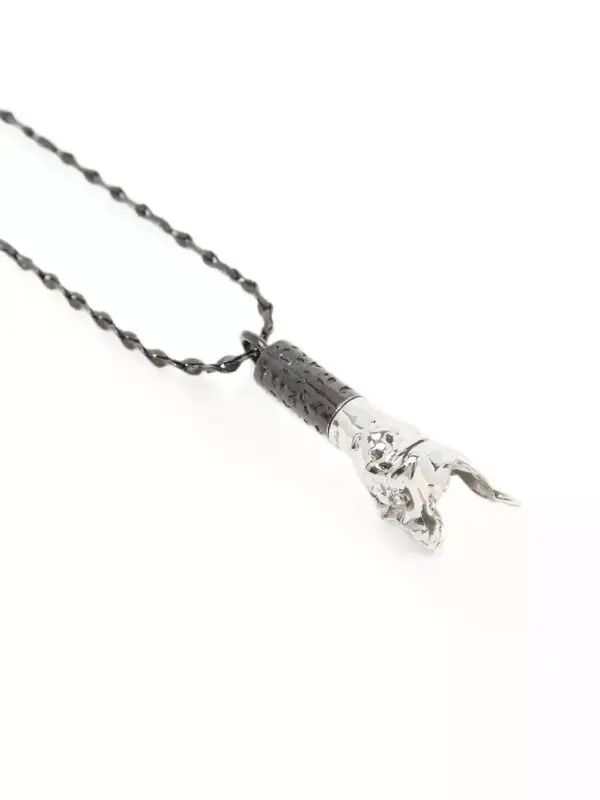 Yohji Yamamoto Pendant Necklace - Black