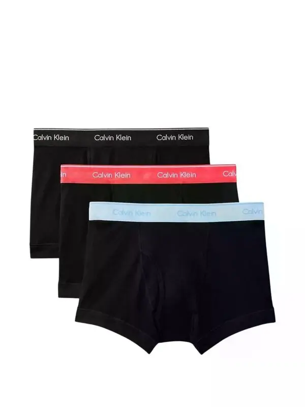 Calvin Klein Logo-waistband 3-pack Boxers - Black