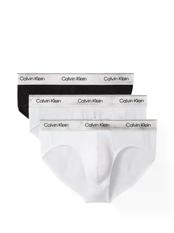 Calvin Klein Logo-waistband Briefs - Multicolour