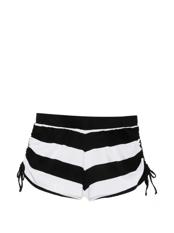 Moschino Striped Drawstring Shorts