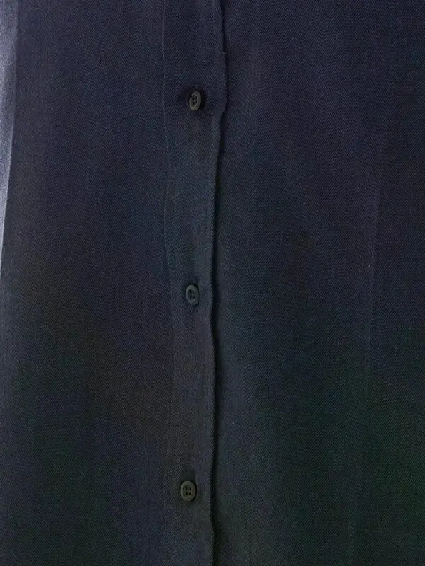 Brunello Cucinelli Herringbone-weave Long-sleeve Shirt