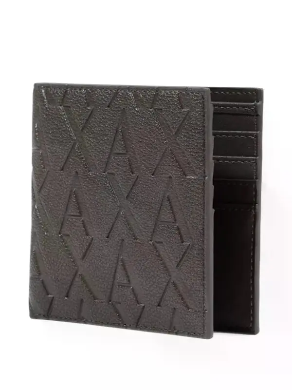 Armani Exchange Logo-debossed Bifold Wallet
