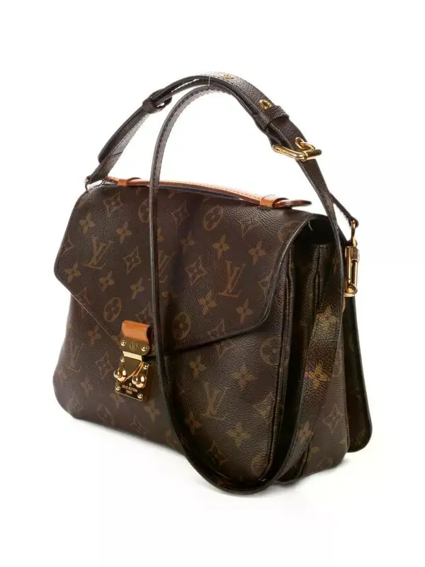 LOUIS VUITTON Pochette Metis Monogram Canvas Shoulder Bag - Brown