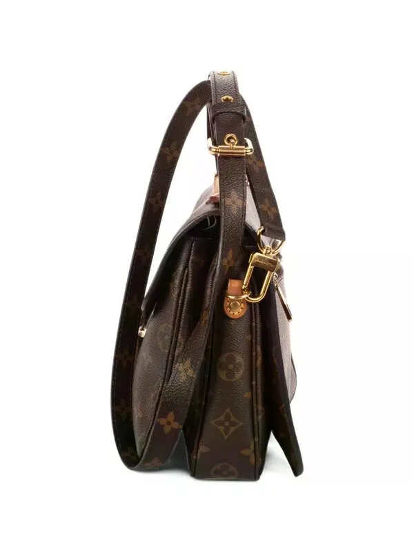 LOUIS VUITTON Pochette Metis Monogram Canvas Shoulder Bag - Brown