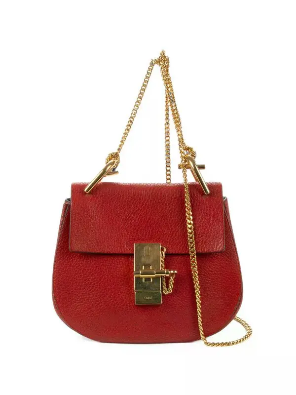 Chloé Mini Drew Leather Shoulder Bag