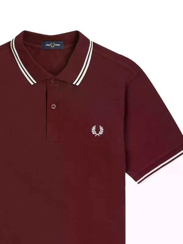 Fred Perry Twin Tipped Polo Shirt - Red