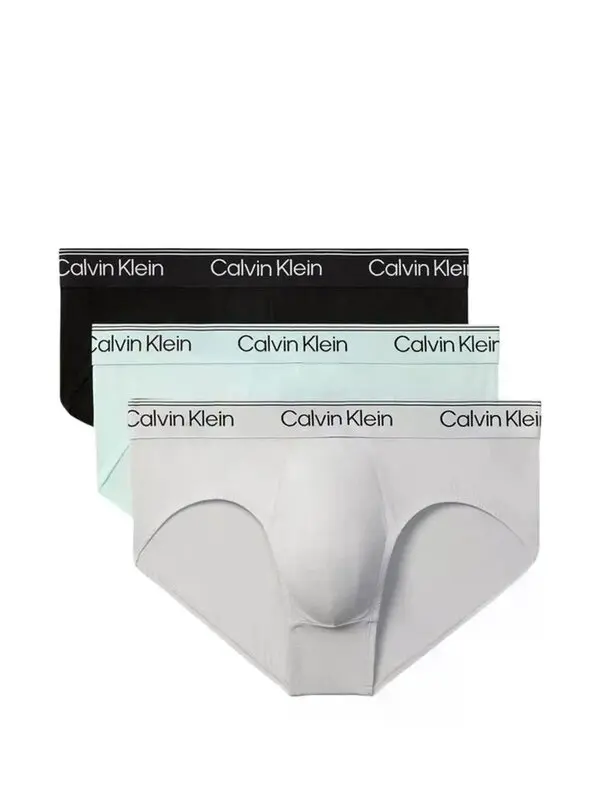 Calvin Klein Logo-waistband Briefs - Multicolour