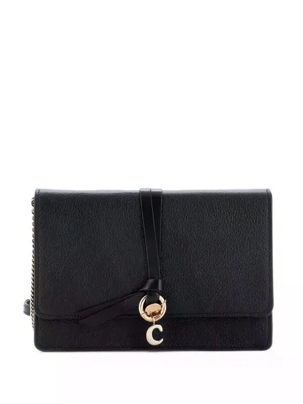 Chloé Alphabet Chain Clutch Bag Leather Crossbody Bag