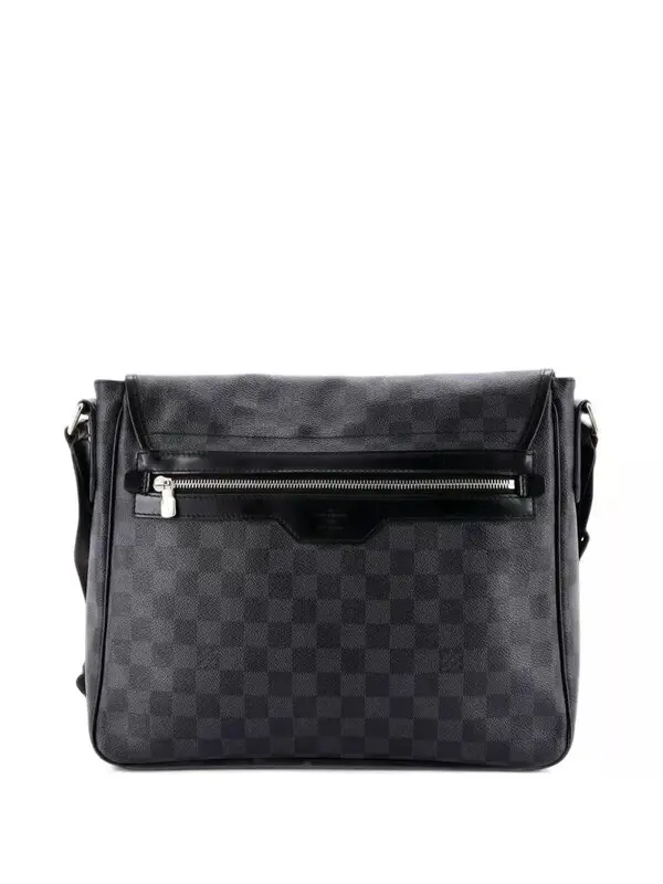 LOUIS VUITTON Daniel Messenger Bag Damier Graphite Mm Crossbody Bag - Black