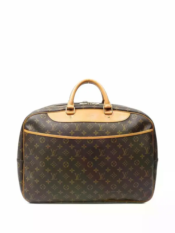 LOUIS VUITTON Alize 24h Monogram Travel Bag - Brown