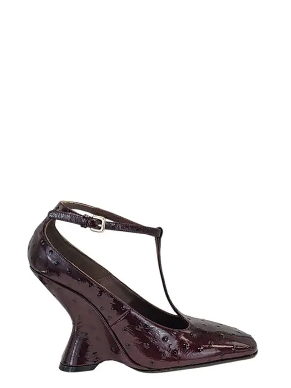 Dries Van Noten S Wedge Shoes - Red