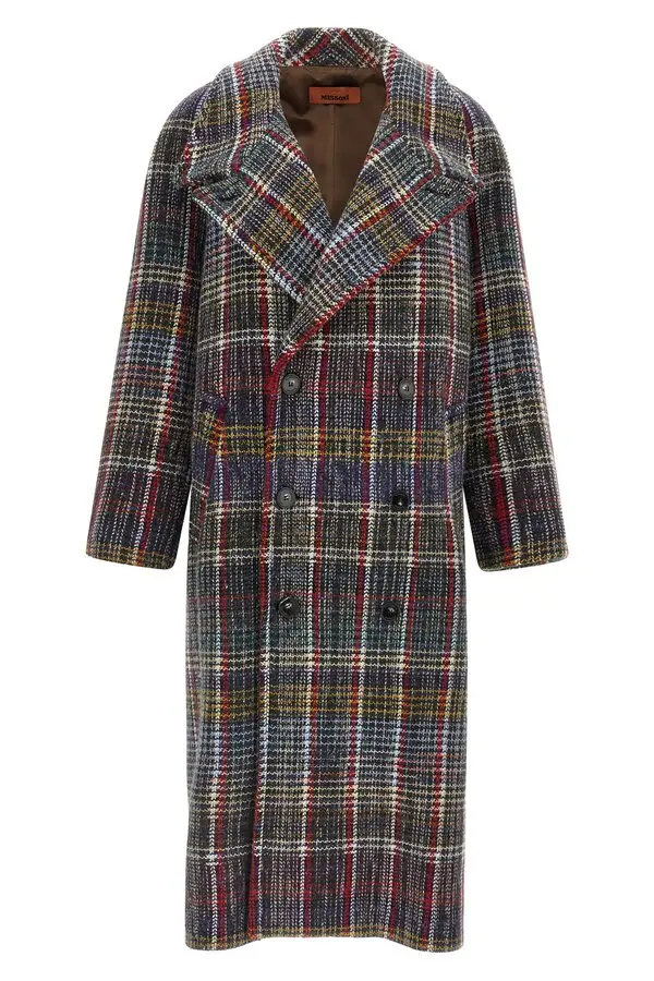 Missoni Raglan Over Coat - Multi