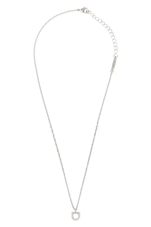 FERRAGAMO Gancini Necklace - Silver