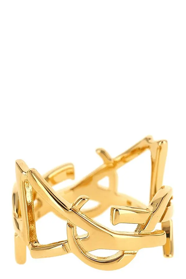 Saint Laurent Cassandre' Scarf Clip - Gold