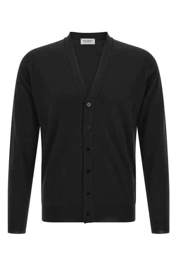John Smedley Bradrick' Cardigan - Black