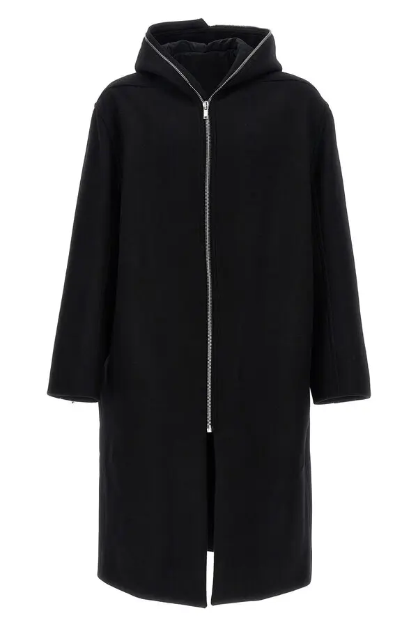 Rick Owens Gimp Mac' Coat - Black