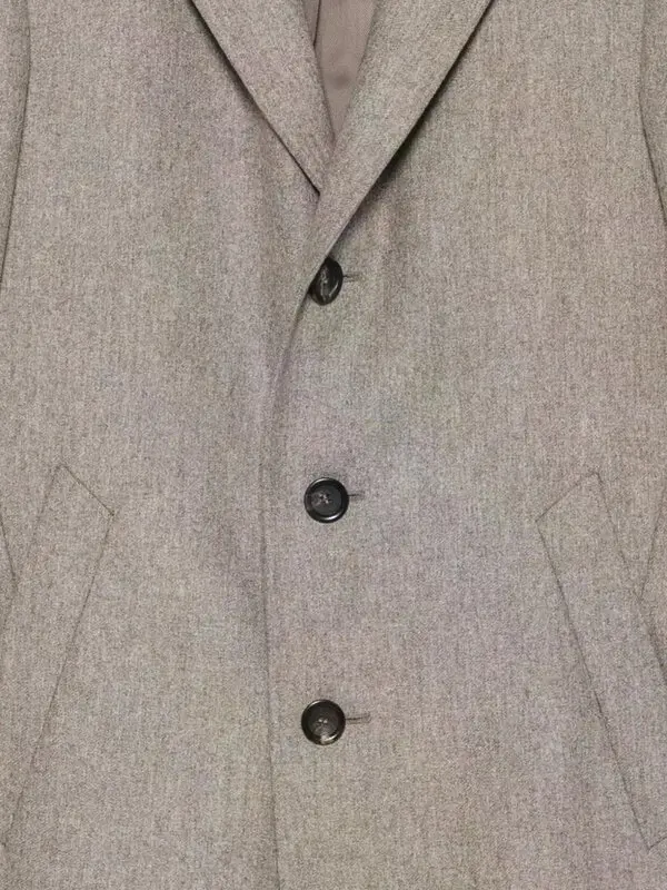 Canali Single-breasted Notch-lapel Coat