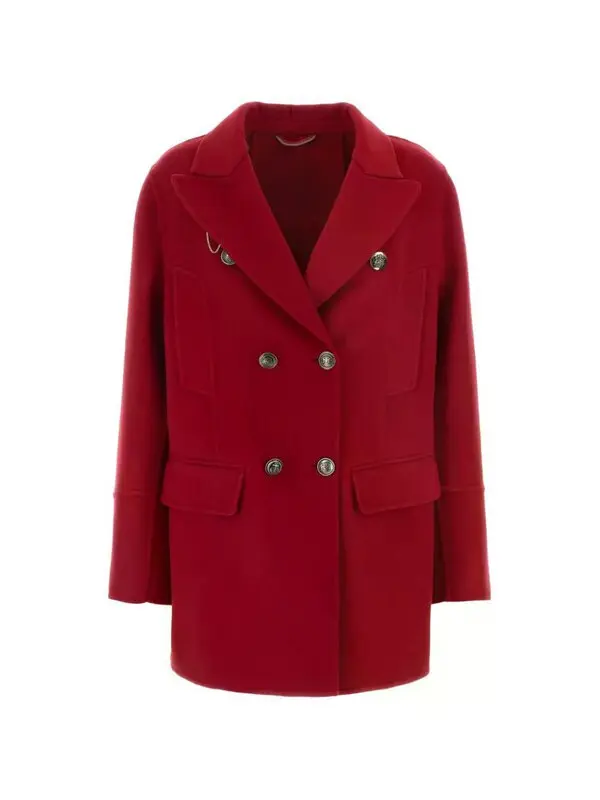 Ermanno Scervino Double-breasted Wool Coat