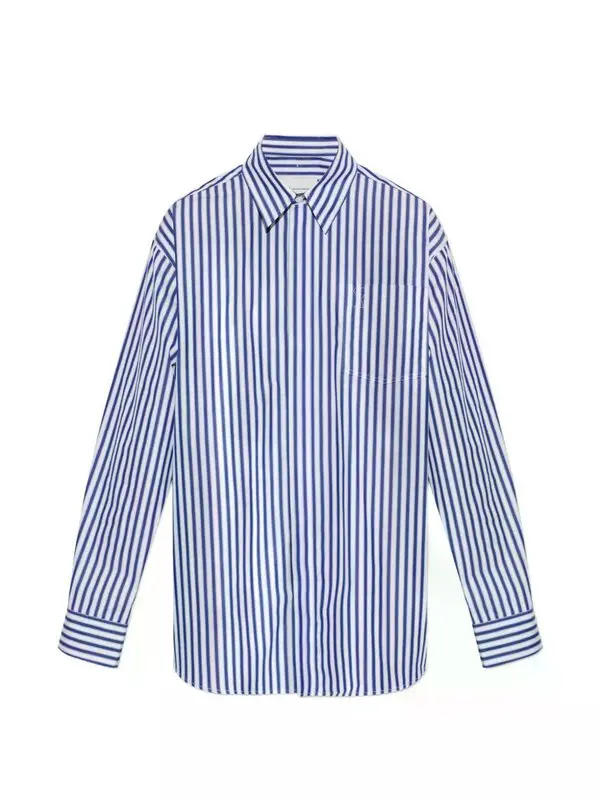 AMI Paris Striped Shirt - White