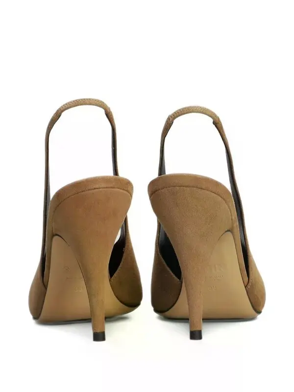 3JUIN Winona Suede Slingback Pumps