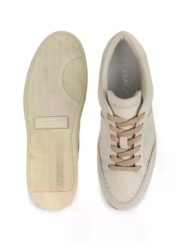 FERRAGAMO Low-top Gancini Sneakers