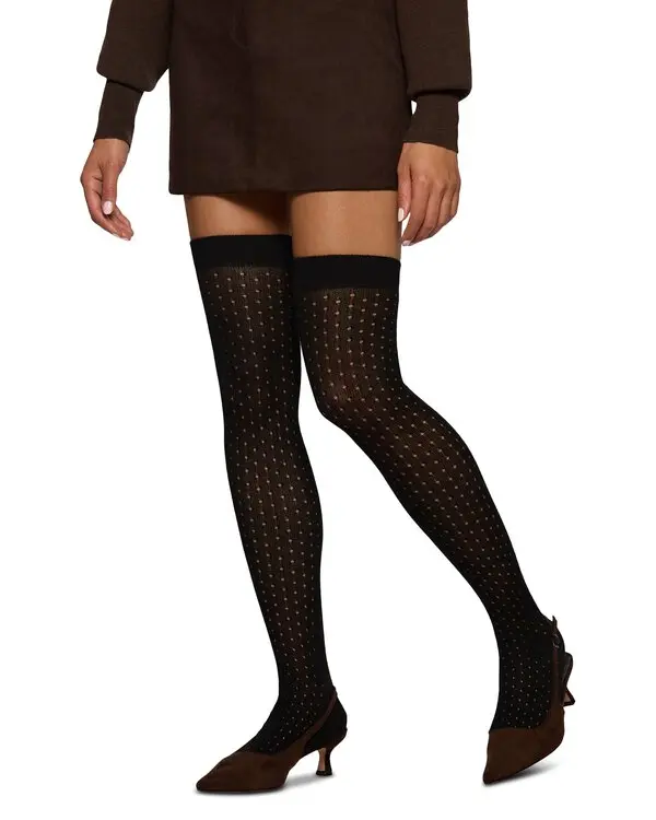 Hue Pointelle Over The Knee Socks