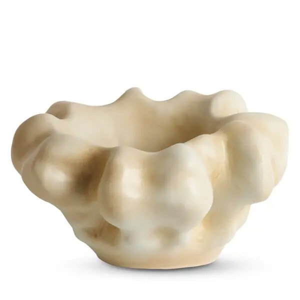 L'Objet Timna Porcelain Coupe Bowl - Latte