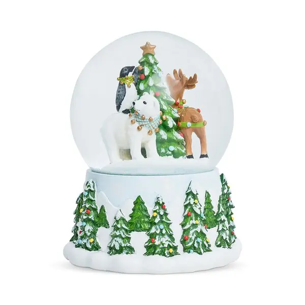 JULISKA Berry & Thread North Pole Animal Snow Globe