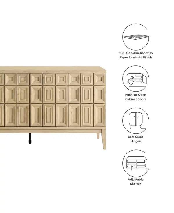 MODWAY Samos 62 Sideboard - Hickory