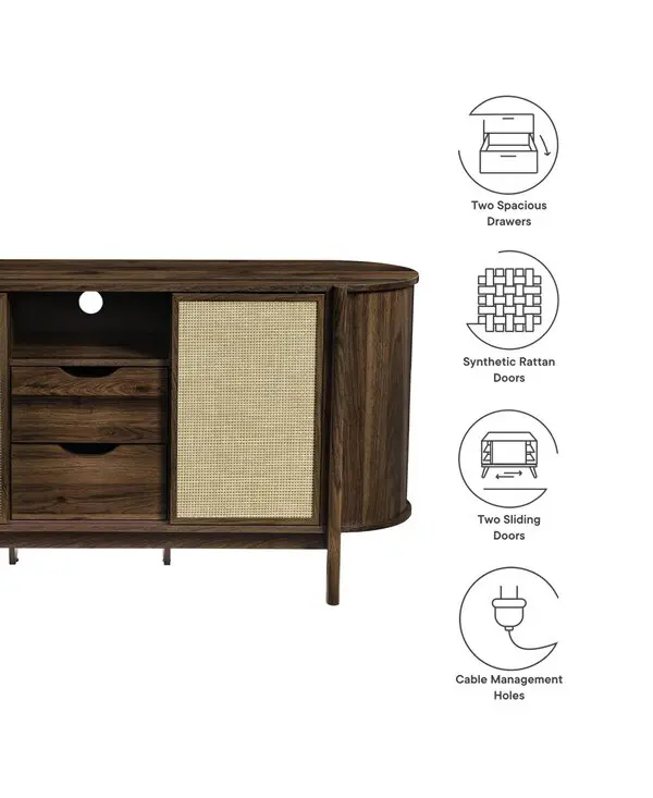 MODWAY Reid 63 Curved Sideboard