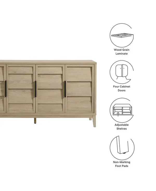 MODWAY Sinya 4-door Sideboard