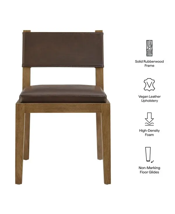 MODWAY Calder Dining Side Chair - Espresso