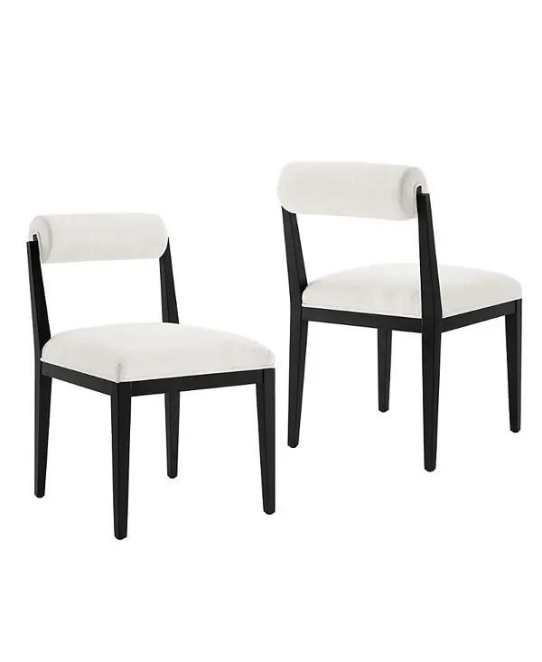 MODWAY Kai Fabric Dining Chair, Set Of 2
