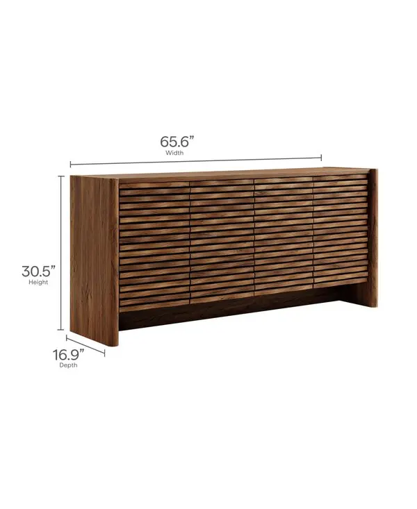 MODWAY Emric Wave 66 4-door Sideboard