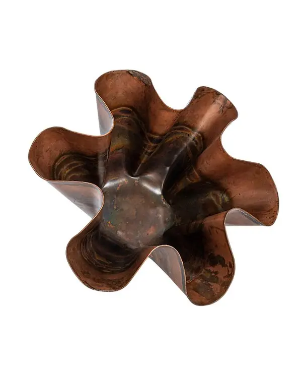 OLIVE GROVE Metal Organic Shaped Planter