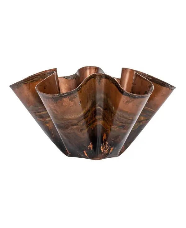 OLIVE GROVE Metal Organic Shaped Planter