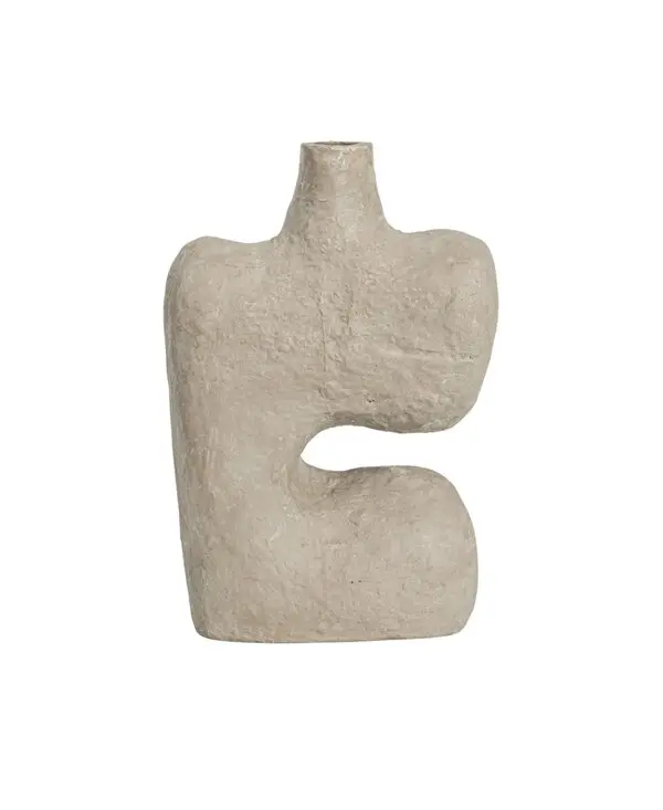 OLIVE GROVE Paper Mache Vase