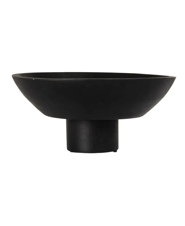 OLIVE GROVE Mango Wood Footed Bowl