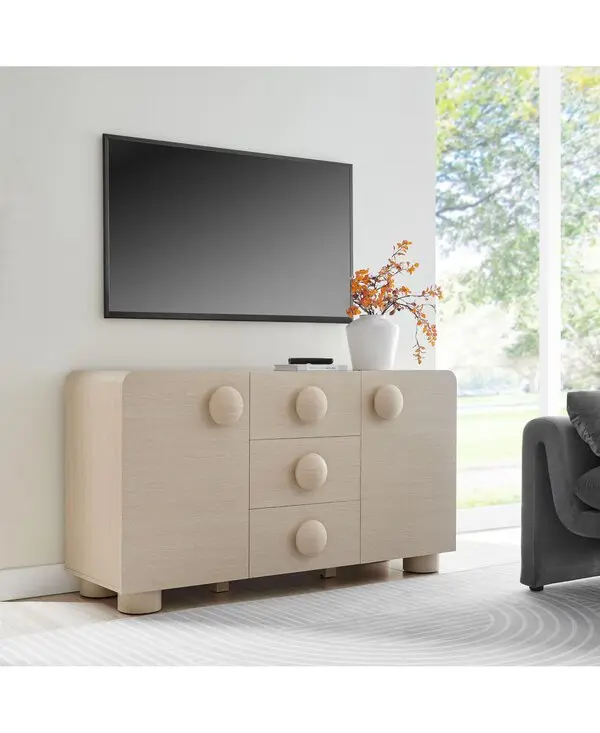 MODWAY Sonnet 57 Sideboard Storage Cabinet - Ash
