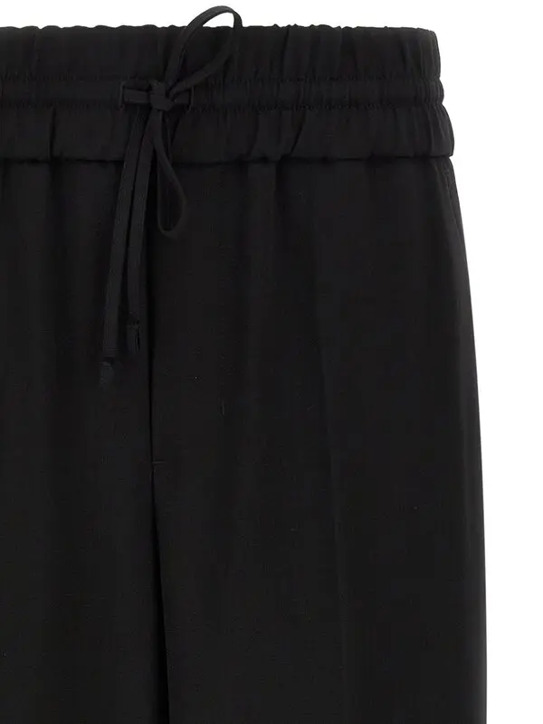 AMI Paris Wool Serge Pants - Black