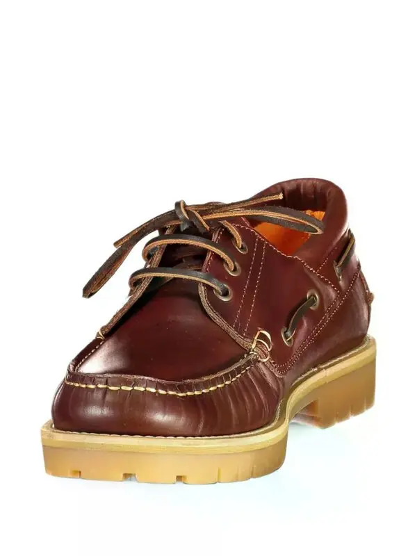 LUMBERJACK Newton Lace-up Leather Boat Shoes